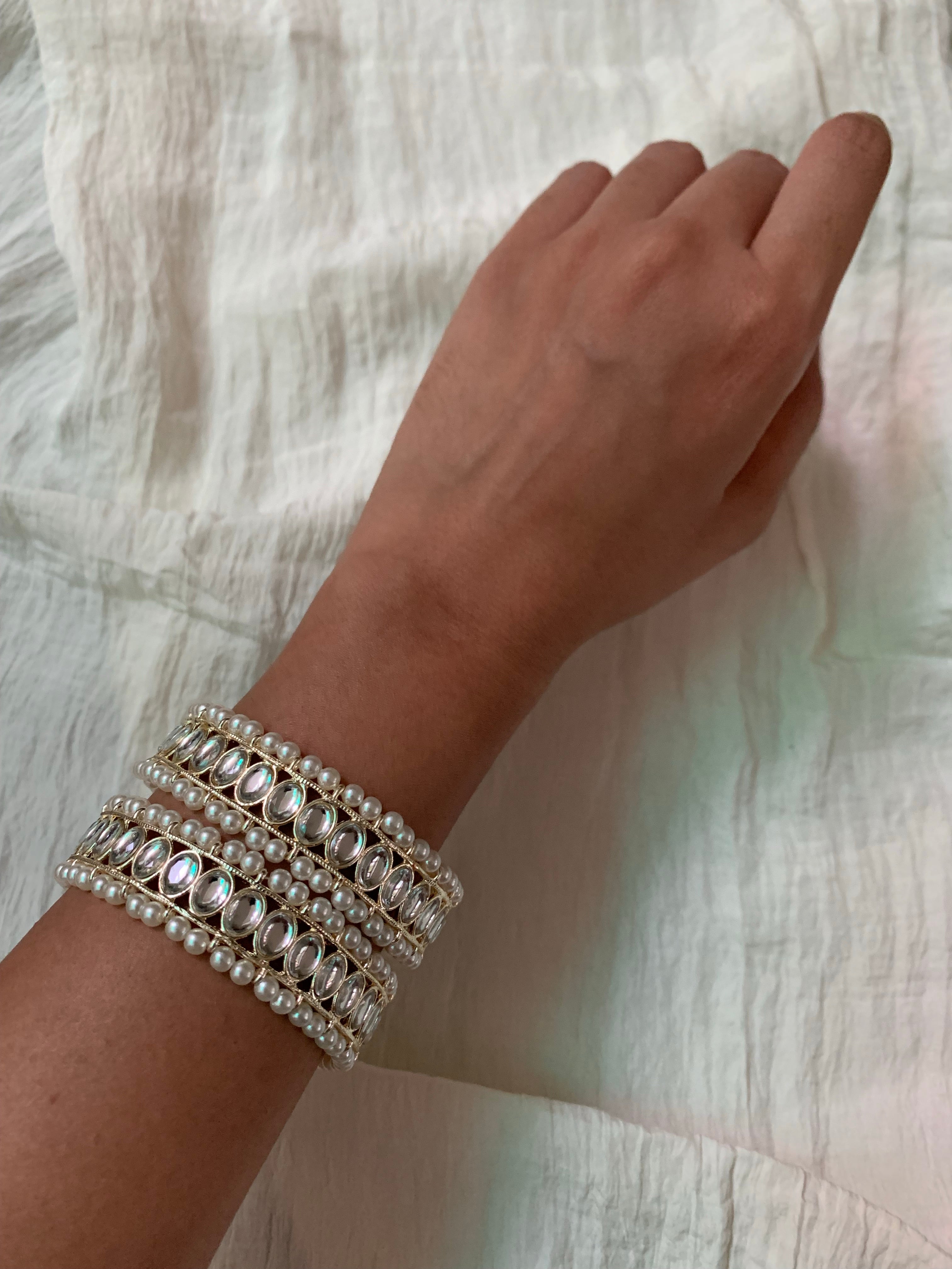 Peri Bangle Bracelet (Set of 2) – Dhora India