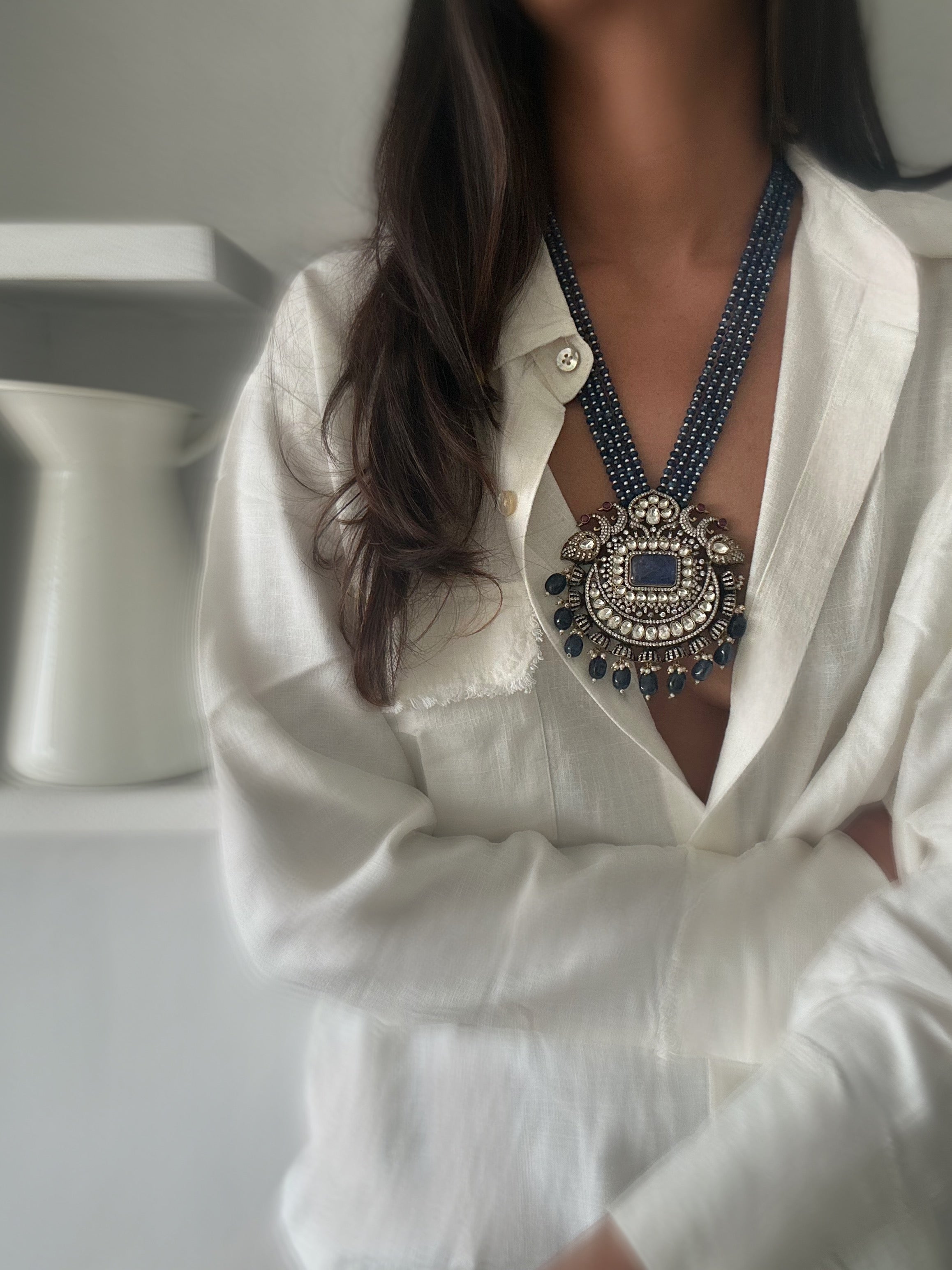 Sora Blue Necklace – Dhora India