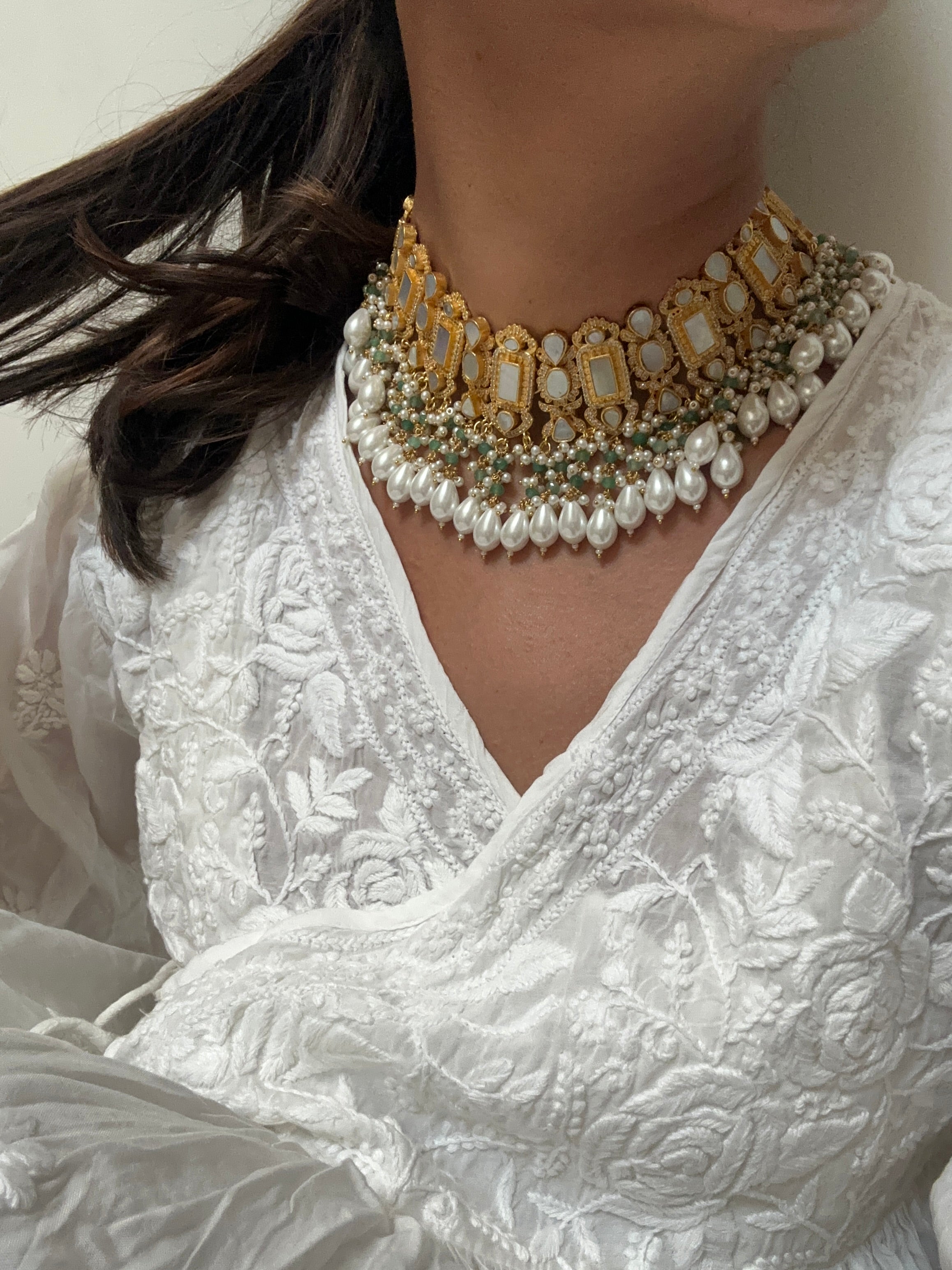 Ivory Milky 10 Necklace – Dhora India