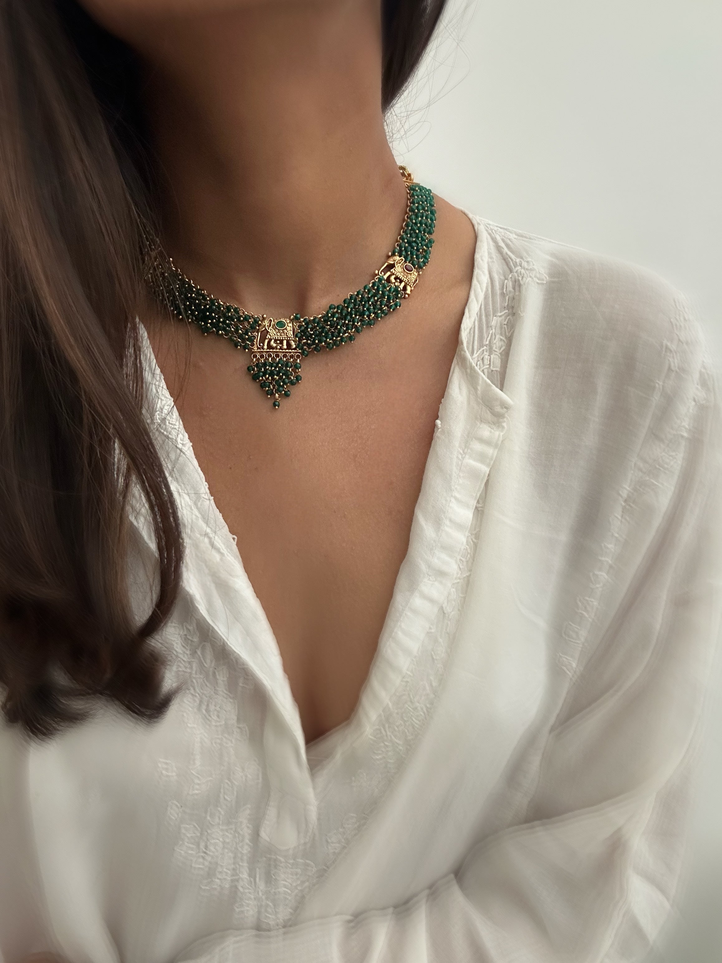 Sania Gaurvi Necklace – Dhora India