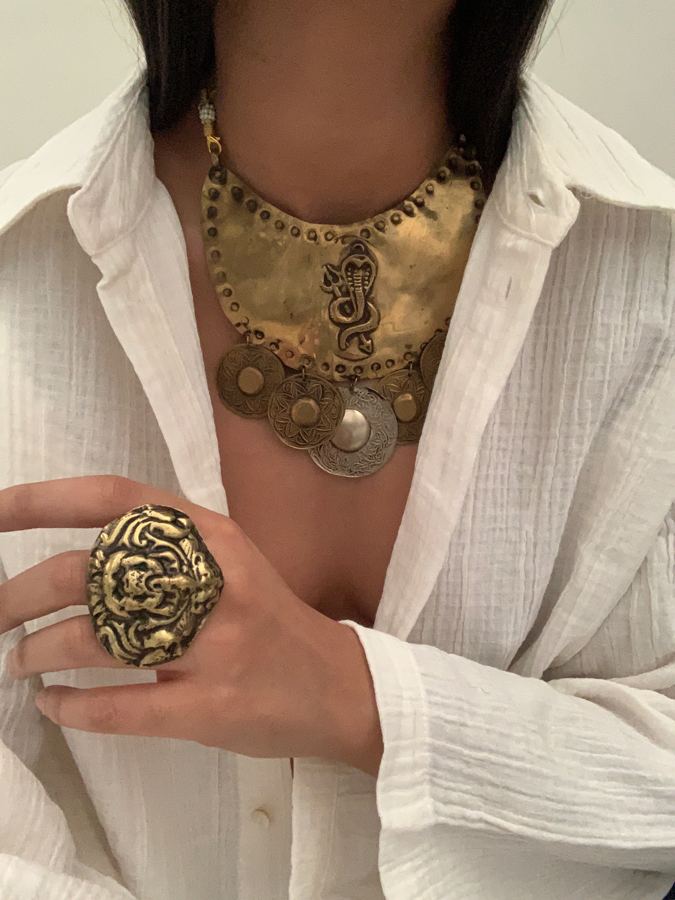 Gold Molt Necklace – Dhora India