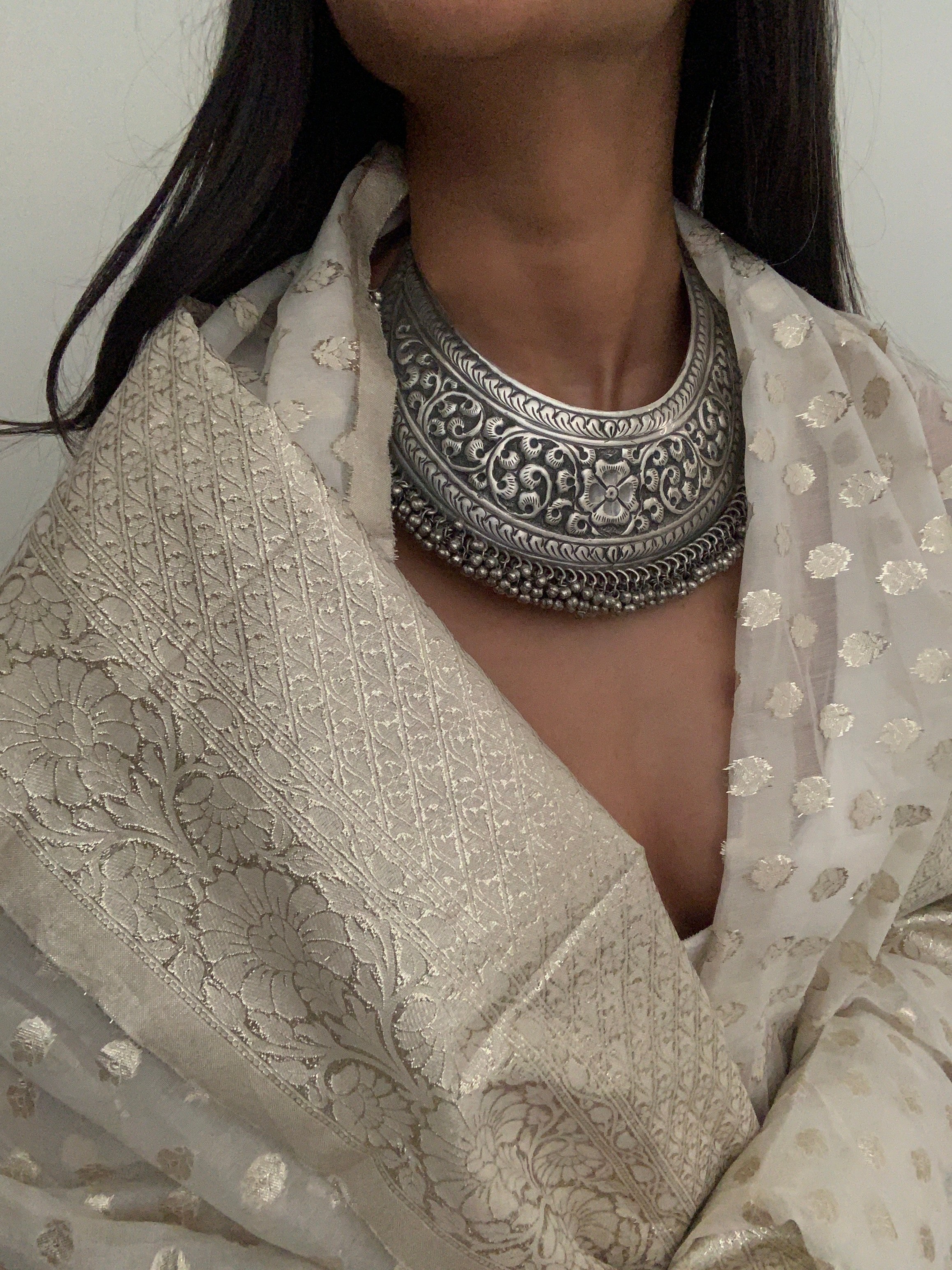 Anaisha Silver Necklace – Dhora India