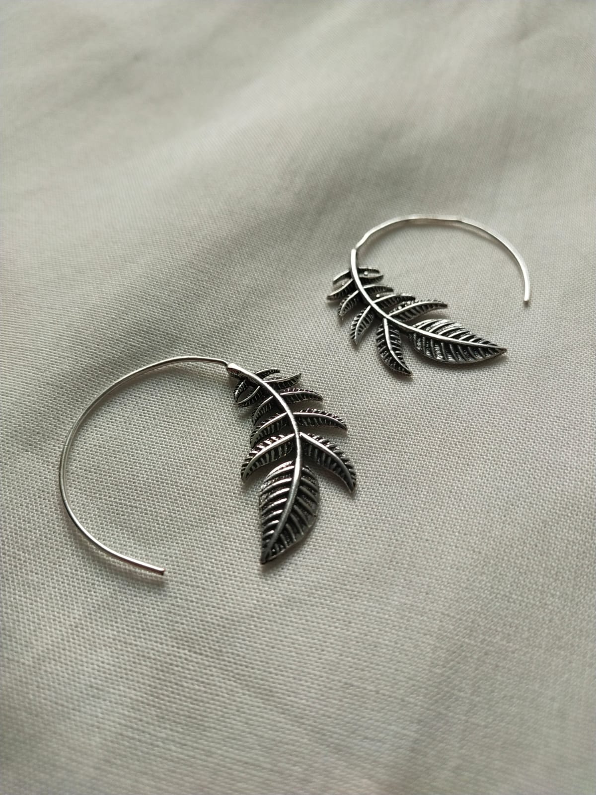 Leaf Spiral Earrings – Dhora India