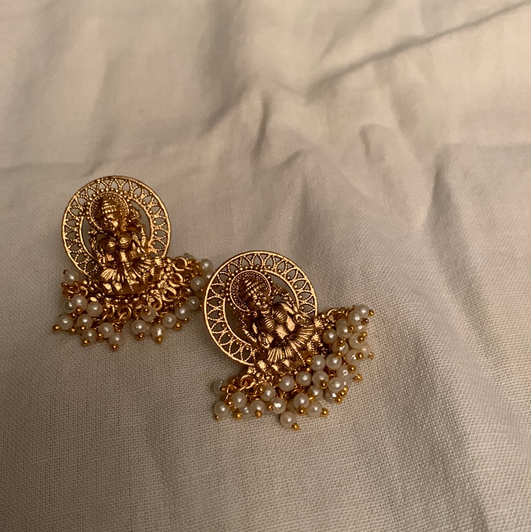 Goddess Coin Earrings – Dhora India